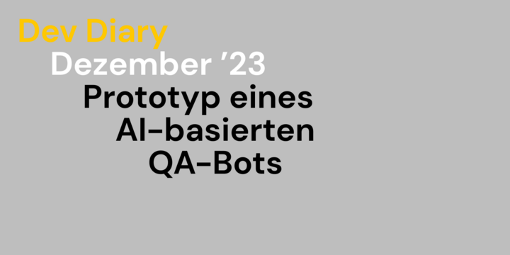 Prototyp eines AI-basierten QA-Bots - Fusonic
